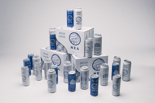 Agua en lata NEA. Hidratación sostenible. – Agua NEA